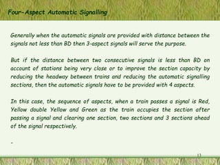 Railway Automatic block signaling with Automatic Sectionsppt | PPT ...