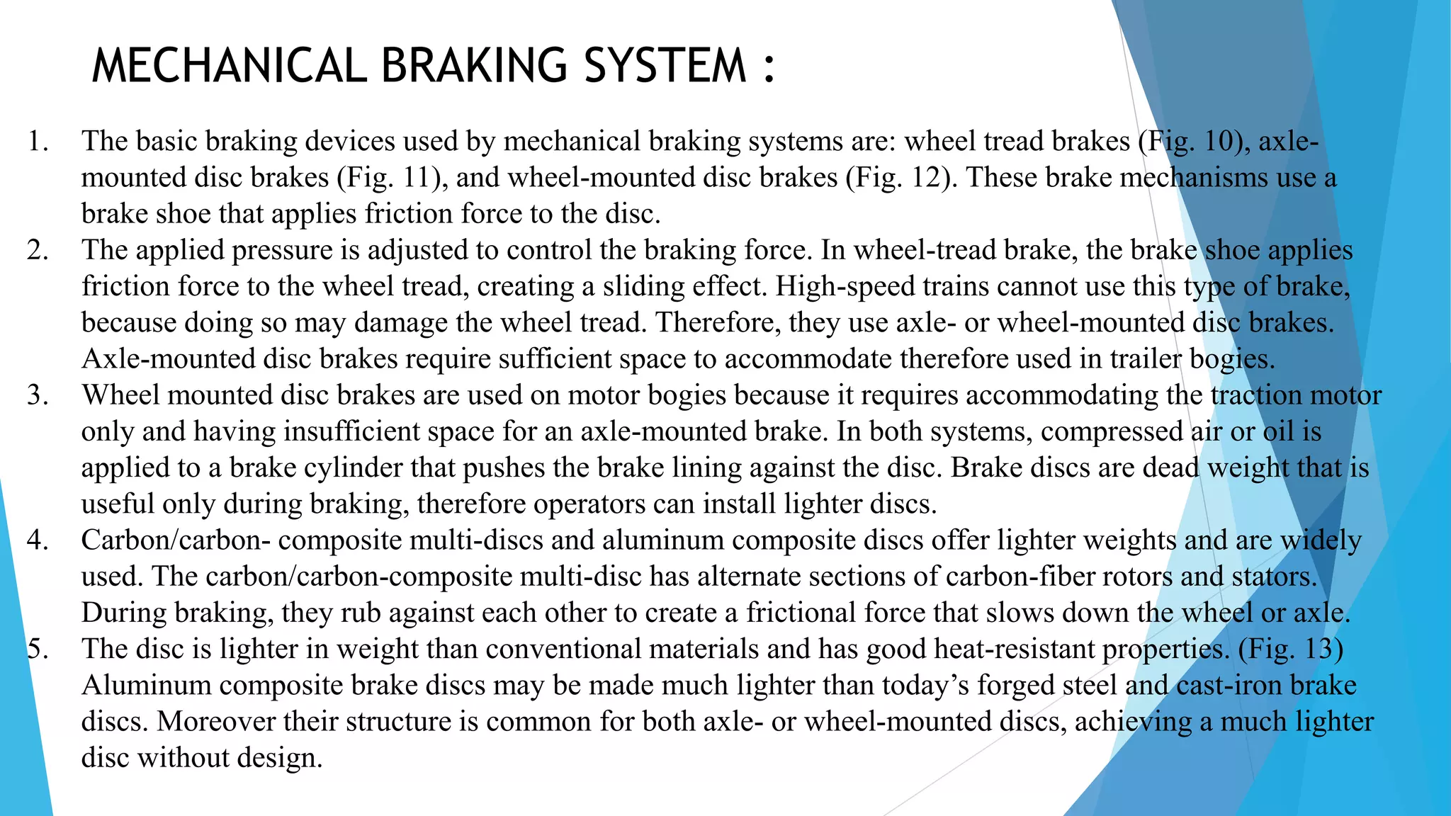 Railway braking system | PPTX