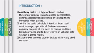 Railway braking system | PPTX