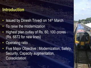 Railway budget | PPTX