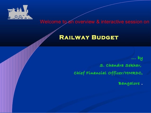 Railway budget
