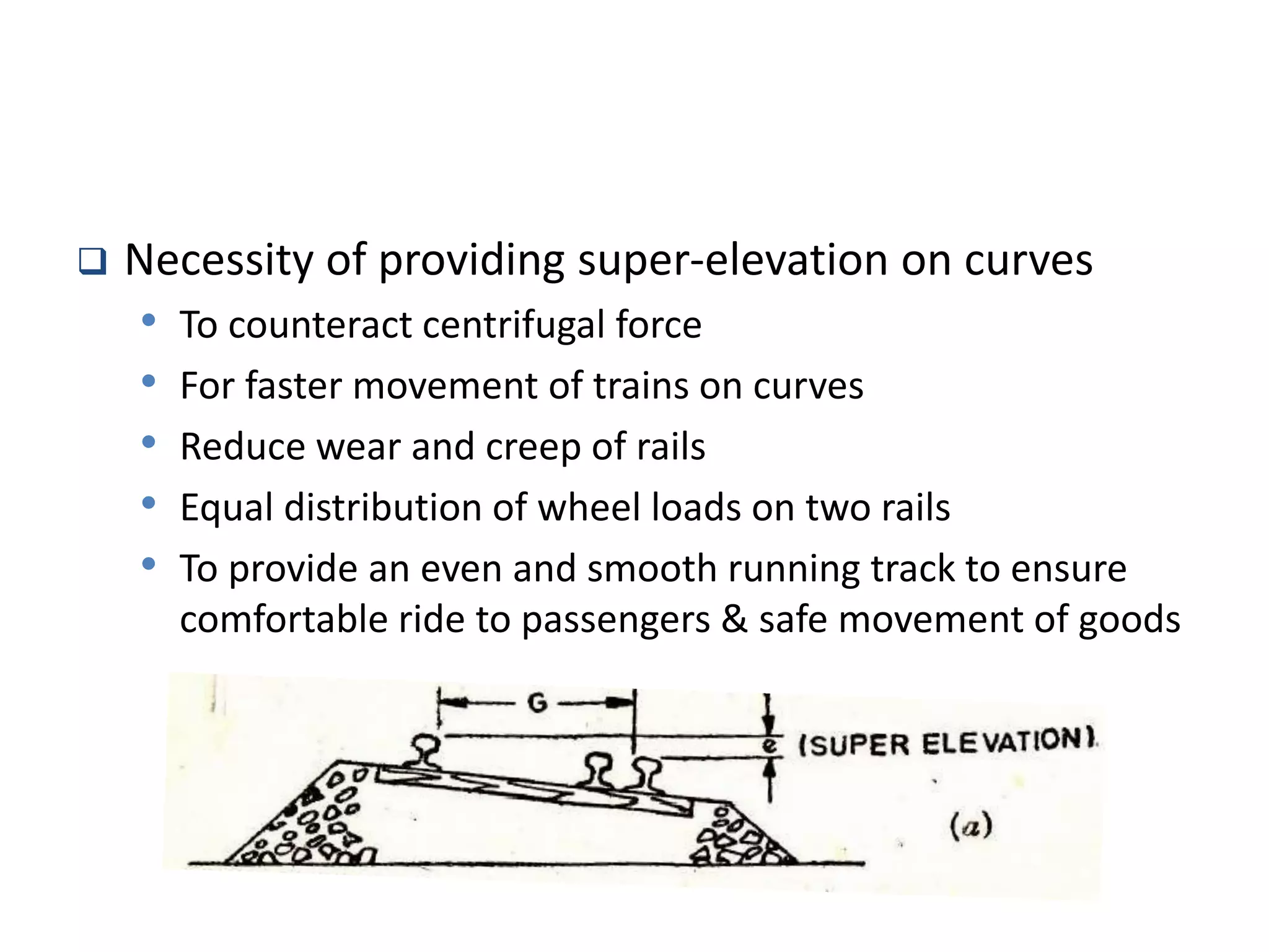 Railway engg geometric design | PPTX
