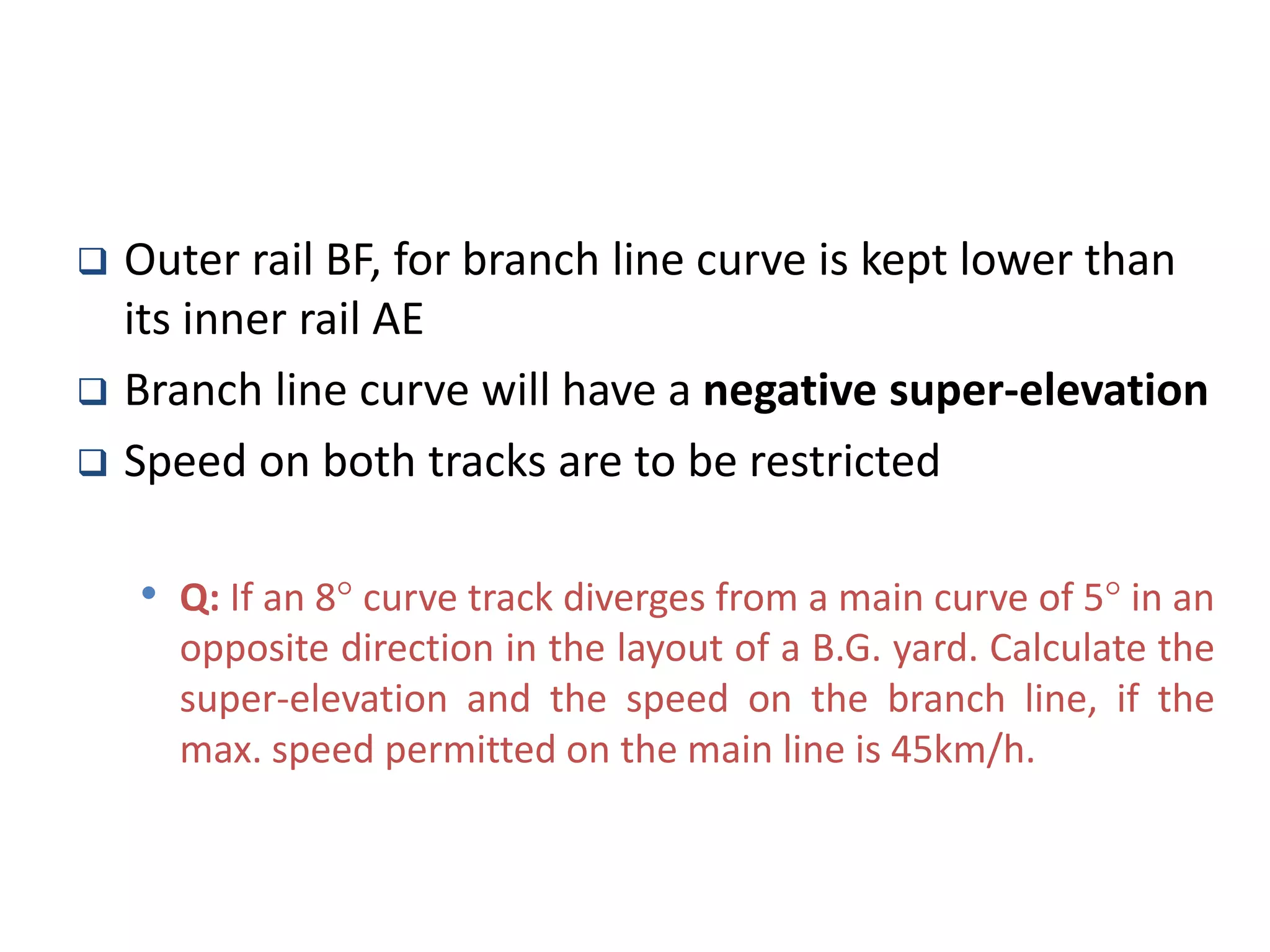 Railway engg geometric design | PPTX