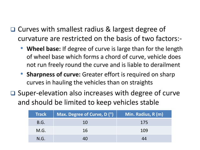 Railway engg geometric design | PPTX
