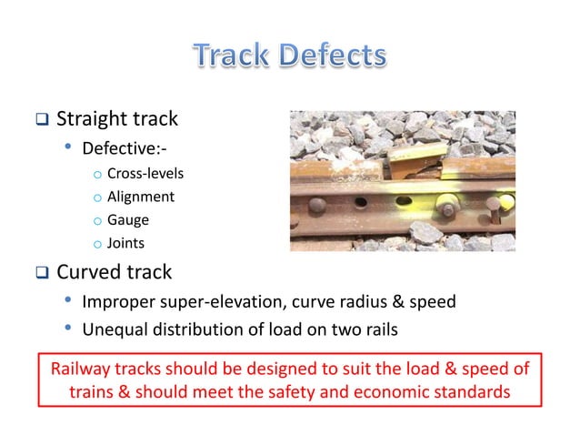 Railway engg geometric design | PPTX