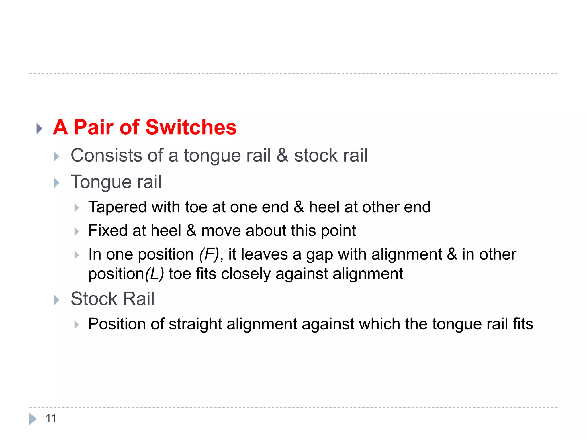 Railway Engineering: Turnouts | PPTX