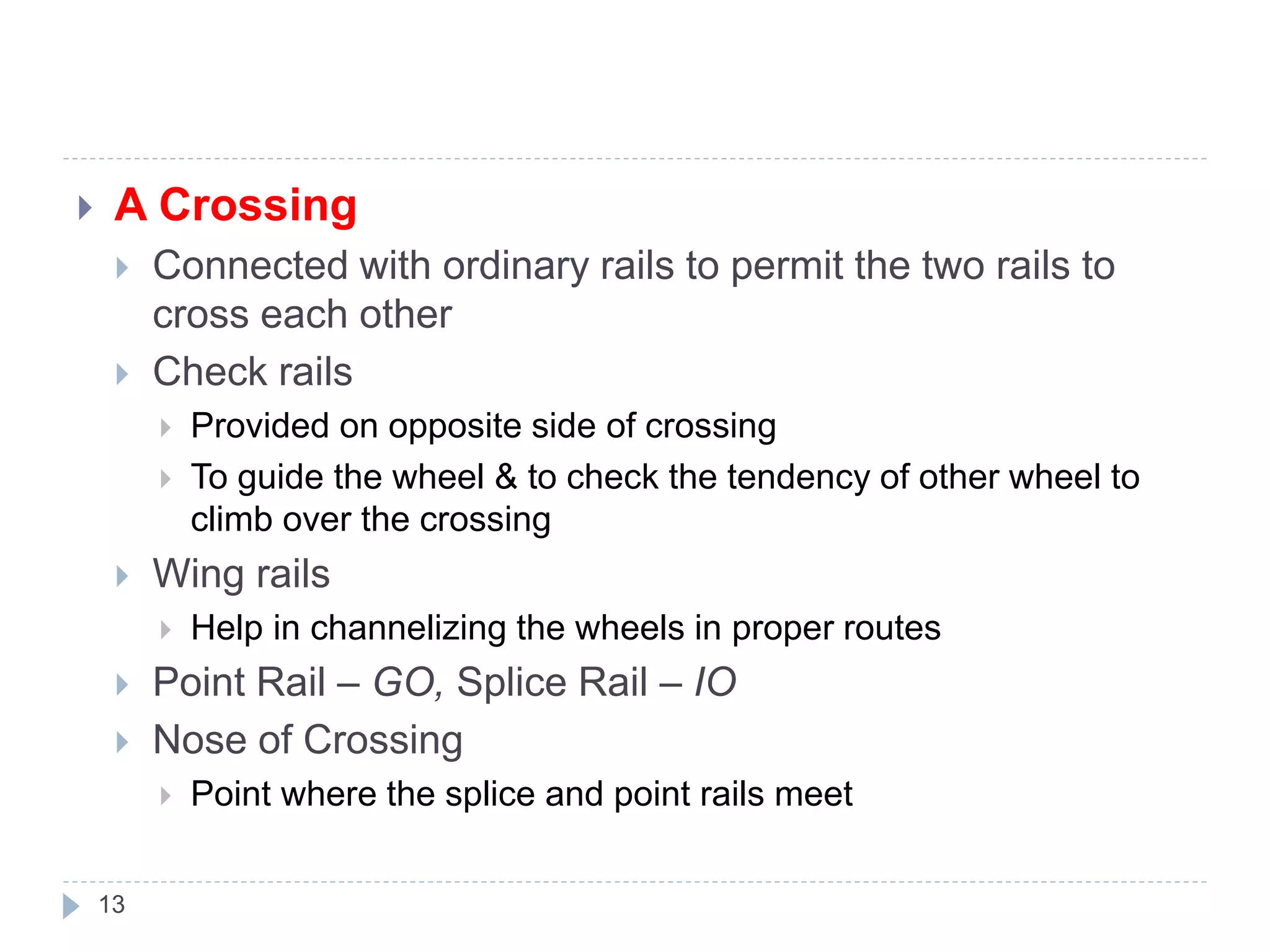 Railway Engineering: Turnouts | PPTX