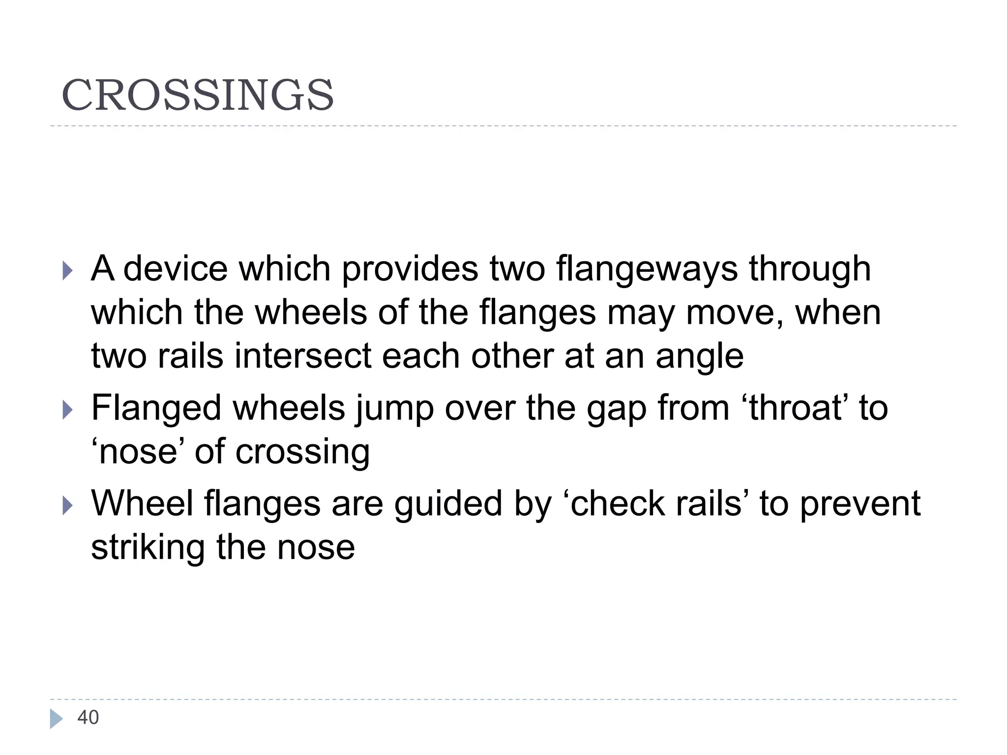 Railway Engineering: Turnouts | PPTX