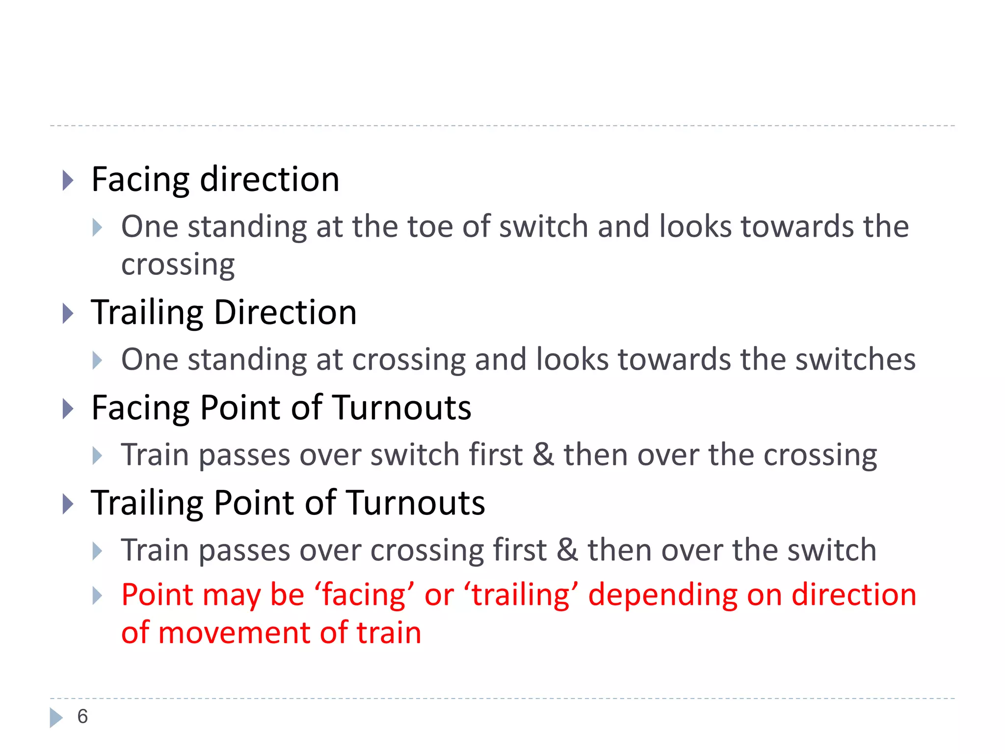 Railway Engineering: Turnouts | PPTX