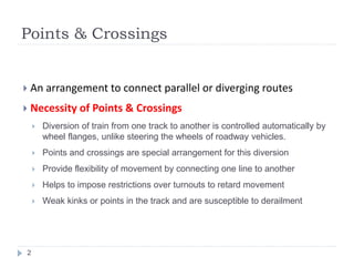 Railway Engineering: Turnouts | PPTX