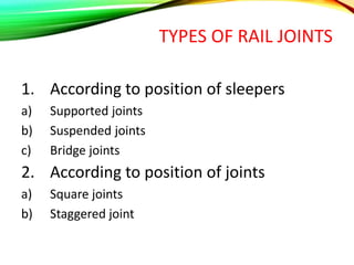 Railway engineering (CIVIL ENGINEERING) | PPTX