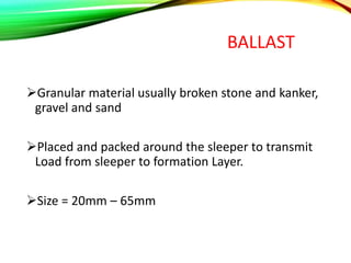 Railway engineering (CIVIL ENGINEERING) | PPTX