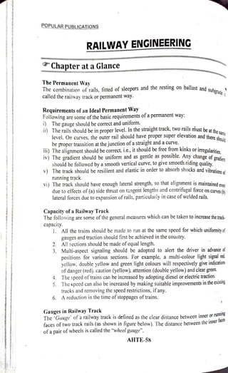 Railway engineering Study materials..pdf