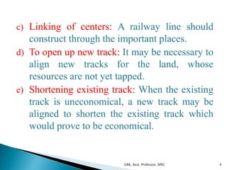 Railway engineering part2 | PPTX