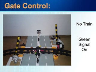 railway gate using arduino uno and servo motors | PPT