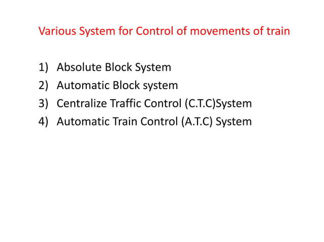 Railway interlocking | PPTX | Rail Travel | Travel Type