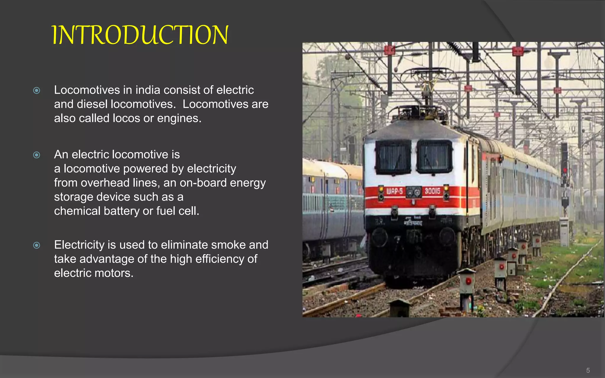 Indian Railway locomotive ppt | PPTX