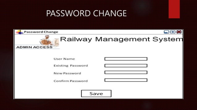 RAILWAY MANAGEMENT SYSTEM.pptx | Rail Travel | Travel Type