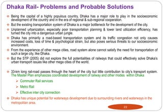 Key Note Speech on Bangladesh Railway Master Plan | PDF