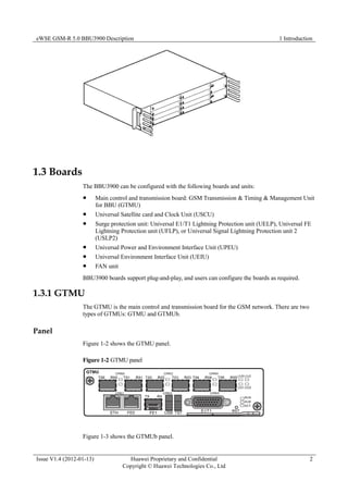 Railway operational communication solution gsm r-5.0_bbu3900 ...