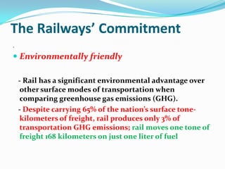 Railway operations in canada | PPTX