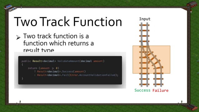 Railway Orientated Programming In C# | PPTX | Web Development | Internet