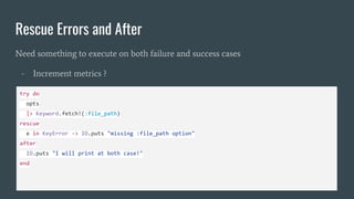 Railway Oriented Programming in Elixir | PPT