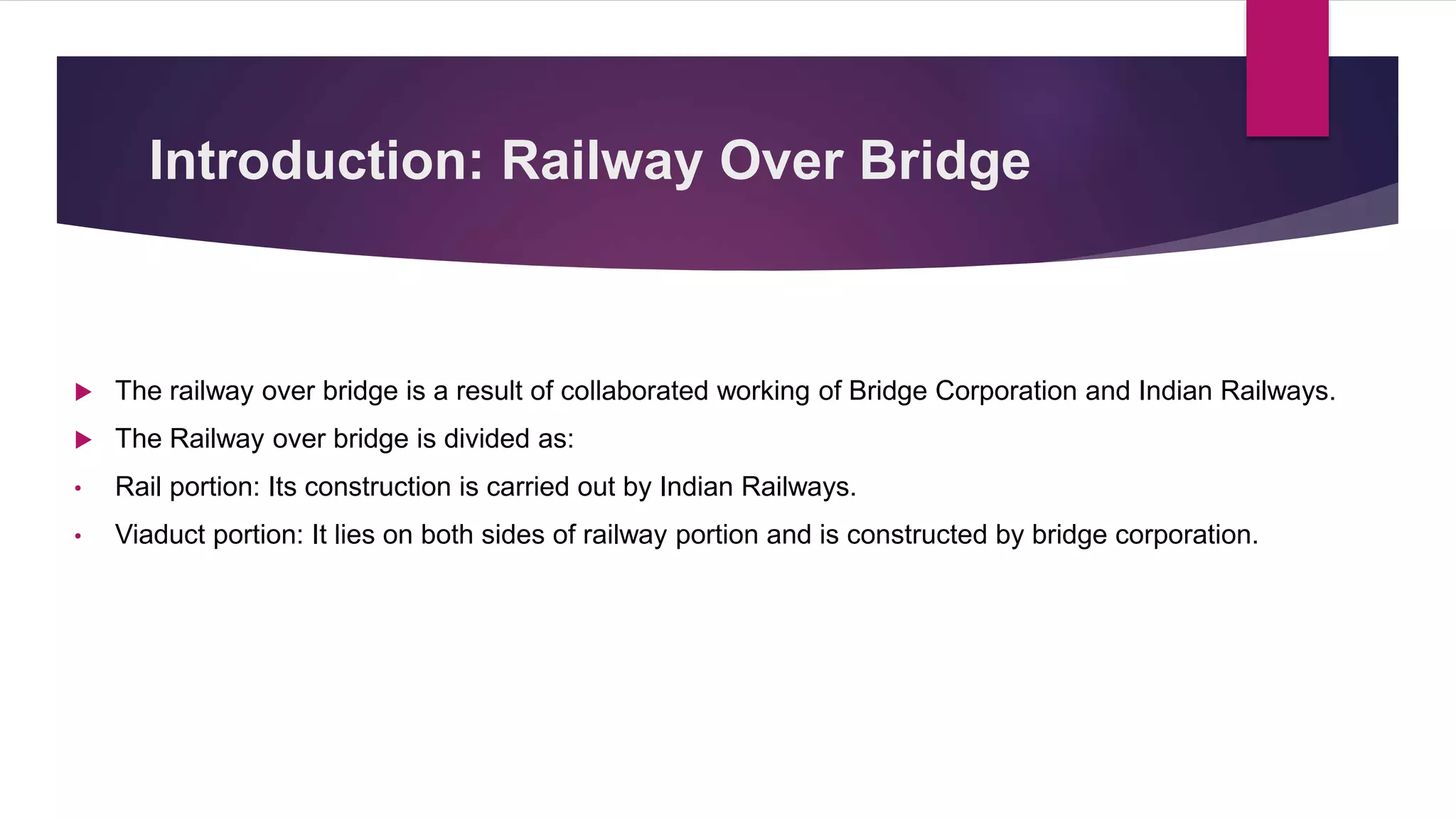 Railway over bridge | PPTX