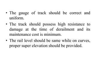 Permanent Way of Railway & Components ?(part -1,2,3,4,5) | PPTX