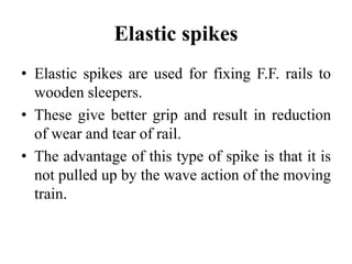 Permanent Way of Railway & Components ?(part -1,2,3,4,5) | PPTX