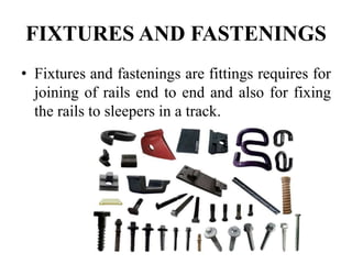 Permanent Way of Railway & Components ?(part -1,2,3,4,5) | PPTX