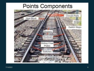 Railway points, crossings and components | PPTX