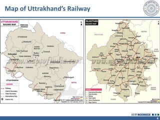Uttarakhand Railway Map