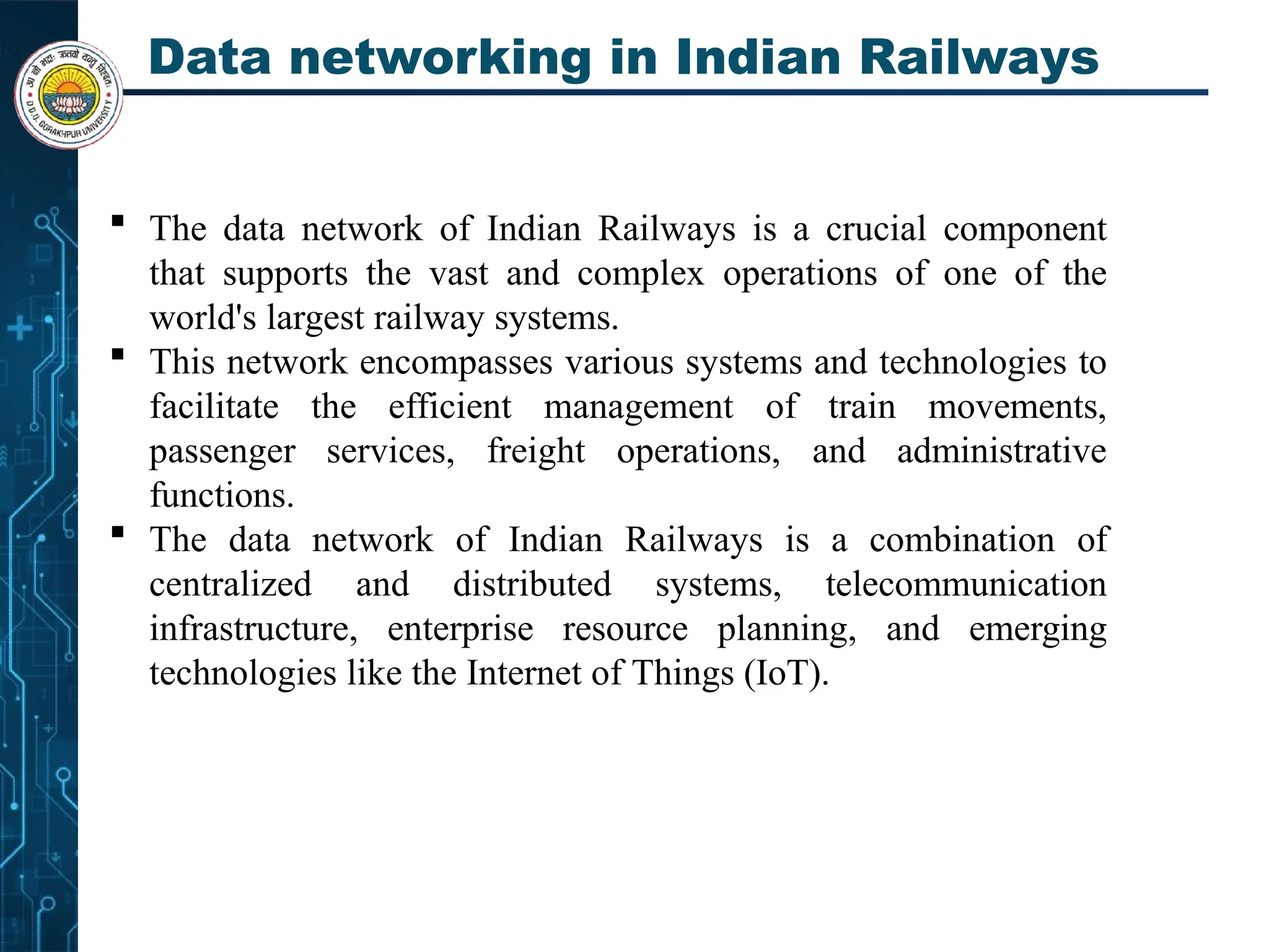 railway ppt final.pptx DATA network of Indian railway | PPTX