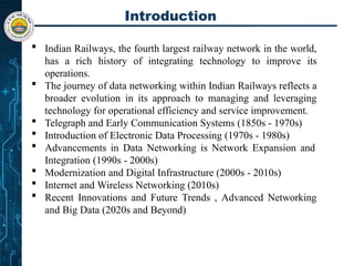 railway ppt final.pptx DATA network of Indian railway | PPTX