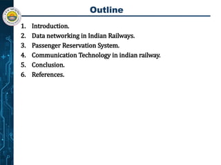 Utkarsh mishraa railway ppt final hello hi | PPTX