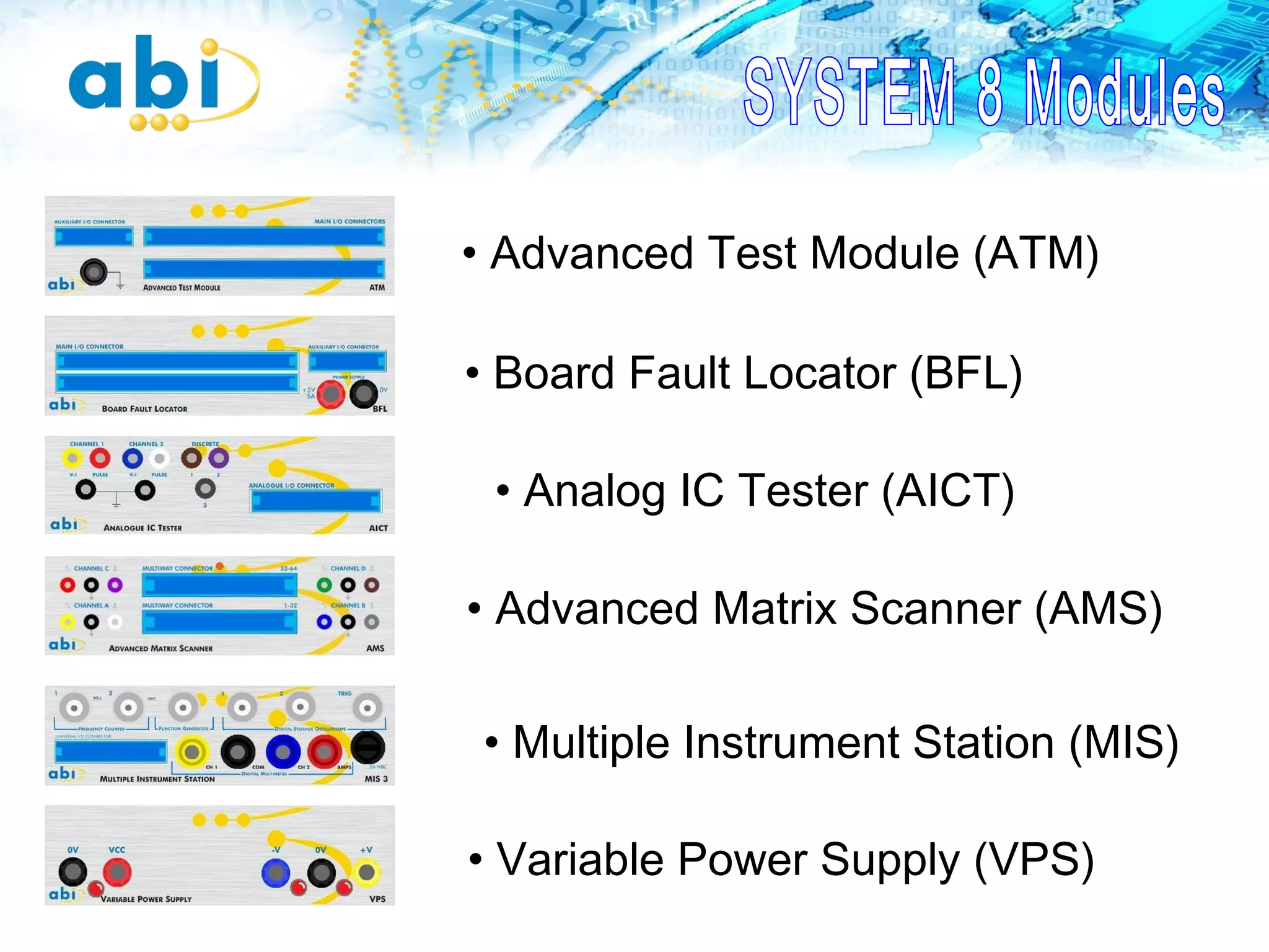 Railroad Application of ABI Electronics BoardMaster PCB Test Equipment ...