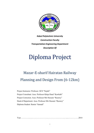 Railway project | PDF