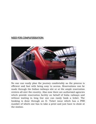 railway_PROJECT.doc on python my SQL connectivity | DOC