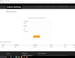 Railway reservation system | PDF
