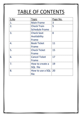 Railway reservation system | PDF