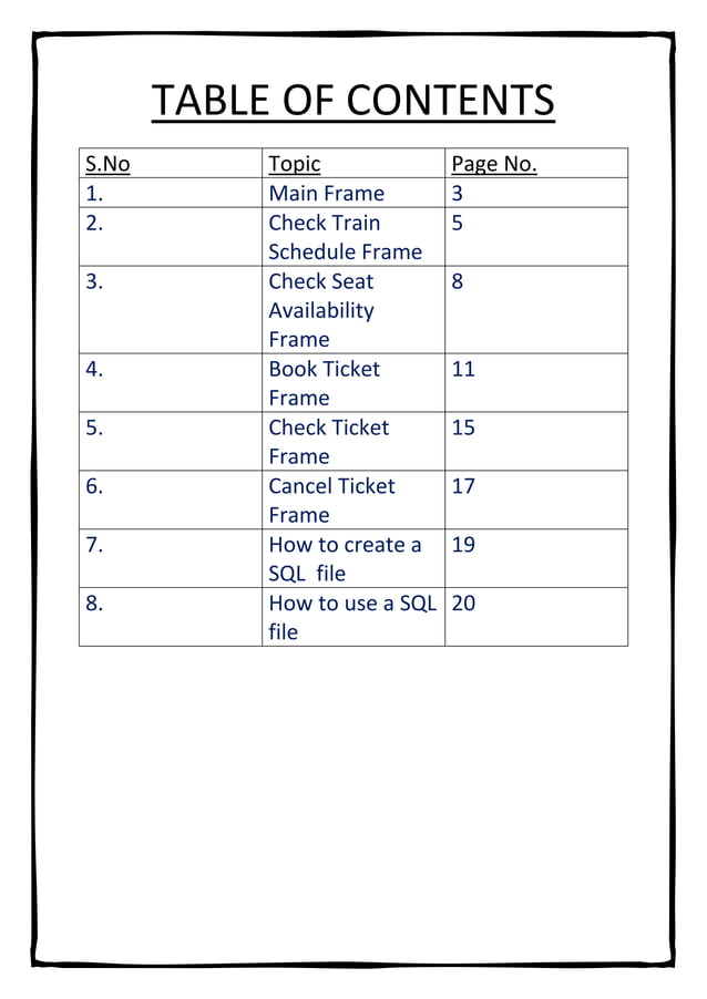 Railway reservation system | PDF | Databases | Computer Software and ...