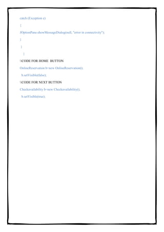 Railway reservation system | PDF