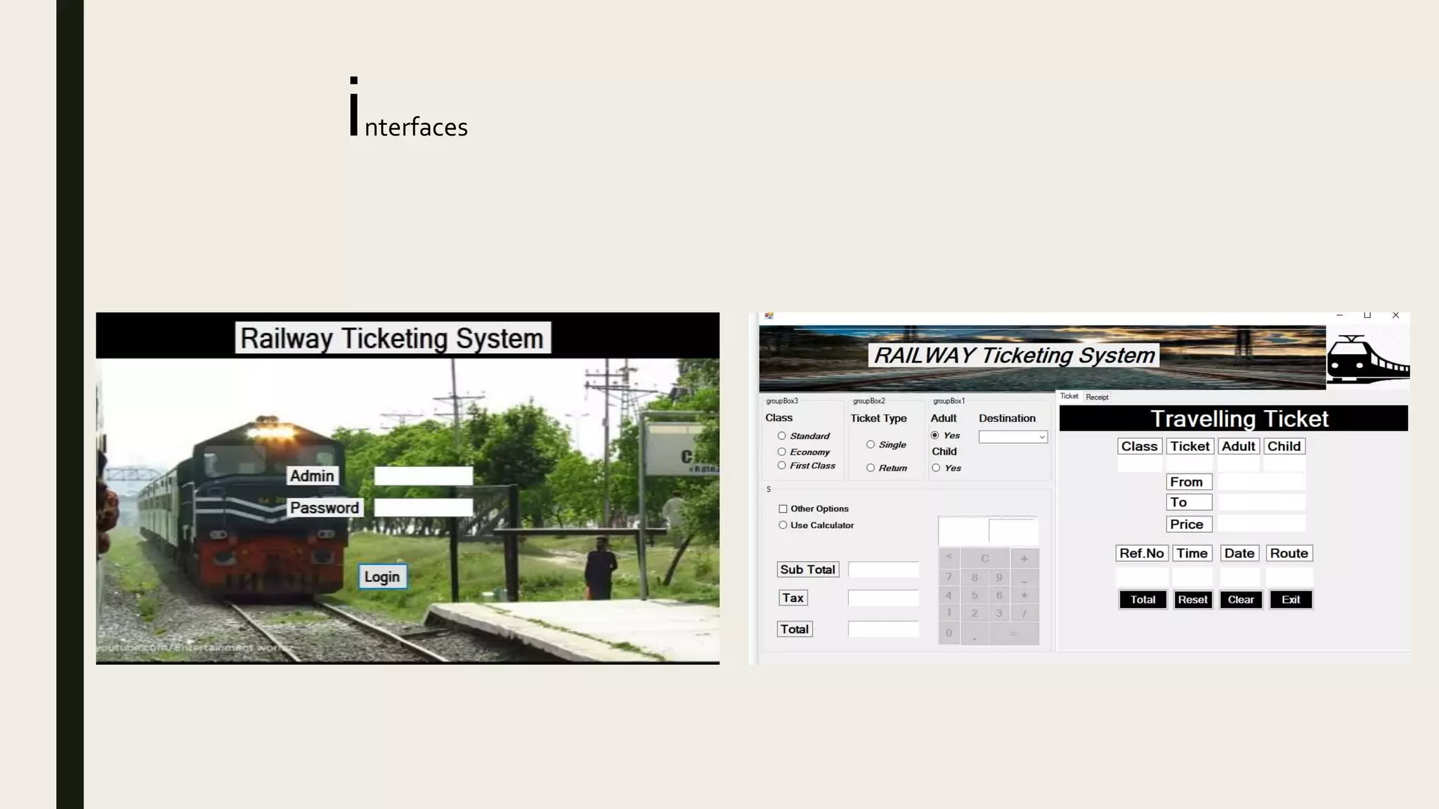 Railway reservation system | PPTX