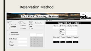 Railway reservation system | PPTX
