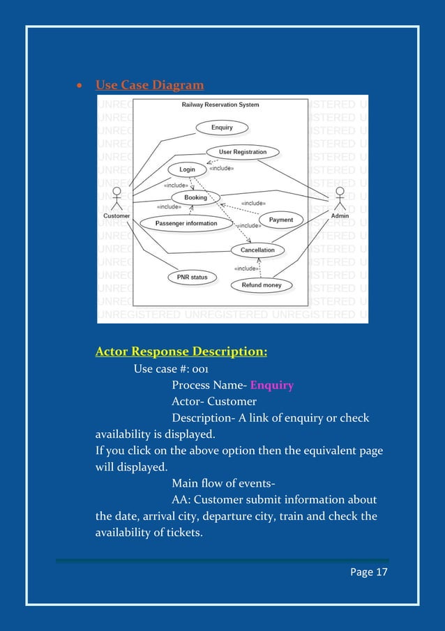 Railway reservation system | PDF