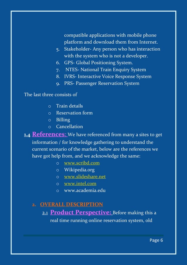 Railway reservation system | PDF