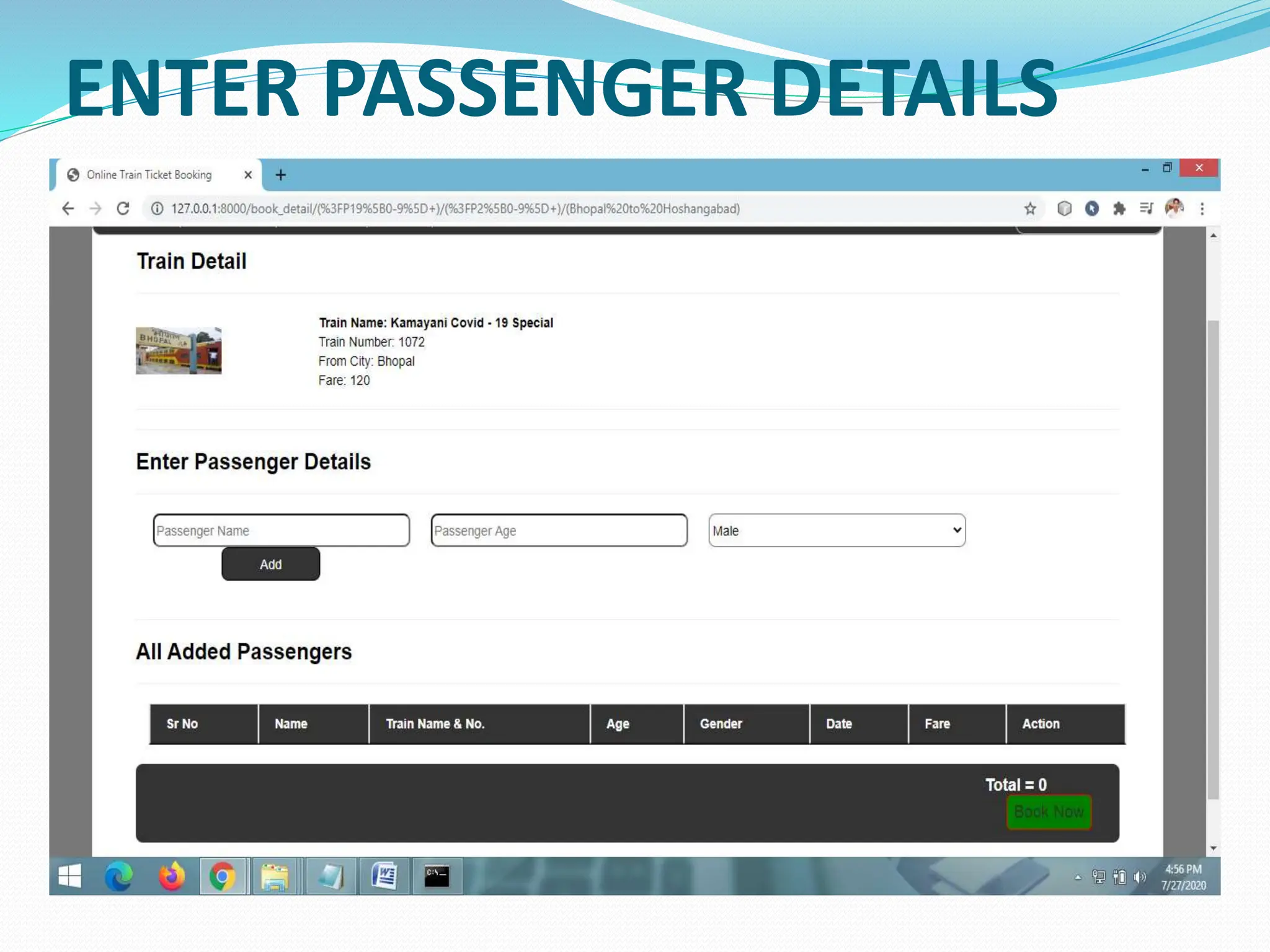 Railway Reservation System initial django.pptx
