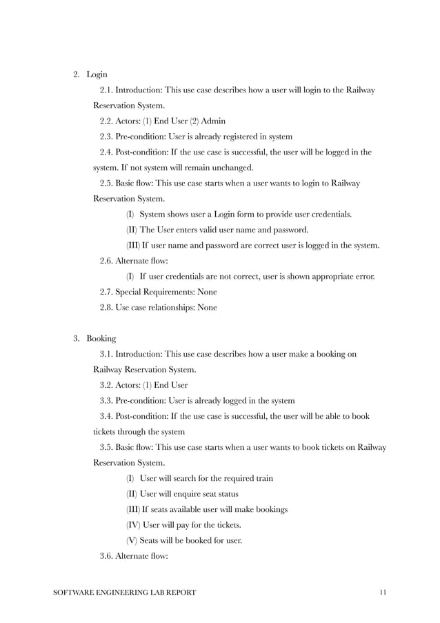 Railway Reservation System - Software Engineering | PDF | Operating ...