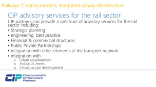 Railways - Creating modern, integrated railway infrastructure | PPTX